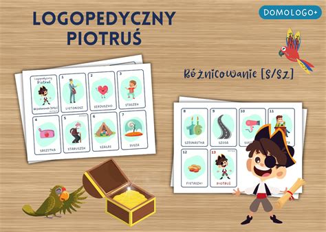 Logopedyczny Piotruś różnicowanie s sz Domologo pl