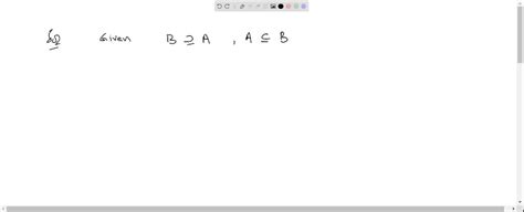 solved select the correct alternative from the given choices if b ⊇a and c ⊆a then which of