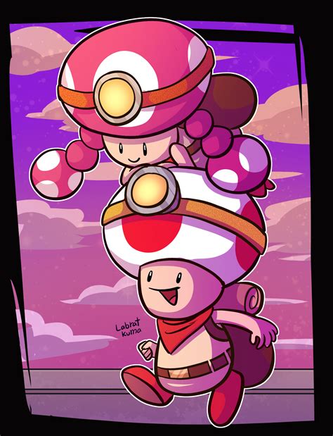 Toad And Toadette By Labratkuma On Newgrounds