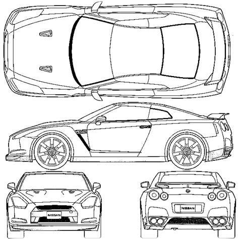 Gtr R35 Coloring Pages Coloring Pages