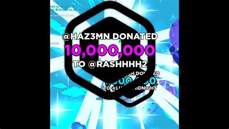 10 MILLION ROBUX DONATION PLS DONATE Roblox 1million Shorts Epic
