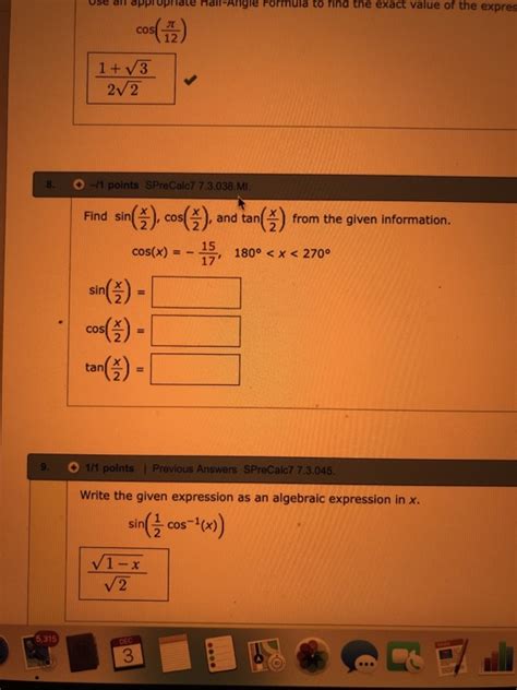solved use all appropriate hall angle formula to find the