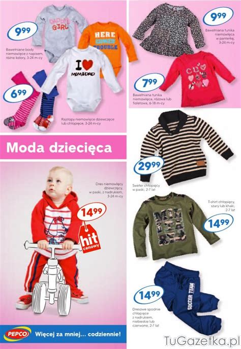 Odzież dziecięca i niemowlęca z promocji Pepko Pepco Dla dzieci