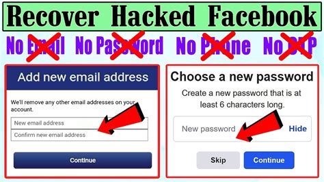 How To Recover Hacked Facebook Account On PC 2022 Without Email And
