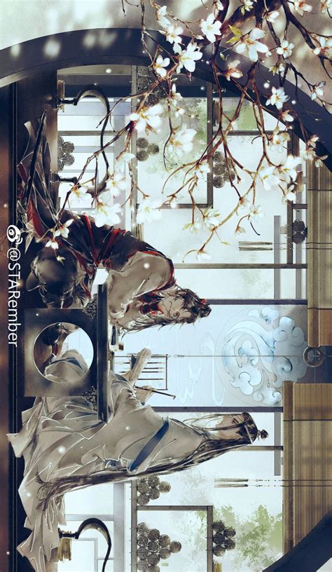 魔道祖師 藏書閣 STARember Wallpapers bonitos Efeitos de fumaça Casais fotos