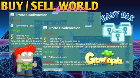 BUY SELL PROFITABLE WORLD EZ 7DLS IN GROWTOPIA YouTube