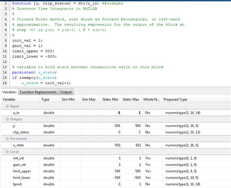 propose fixed point data types based on derived ranges matlab and simulink mathworks 中国