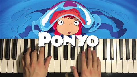 Ponyo Theme Song Piano Tutorial Lesson YouTube