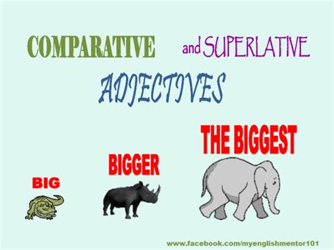 COMPARATIVE AND SUPERLATIVE ADJECTIVES 11 4K Plays Quizizz