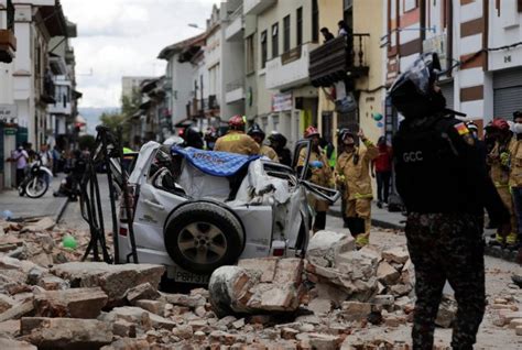 VIDEO Fuerte Sismo Sacude La Costa De Ecuador Y Deja Al Menos 4