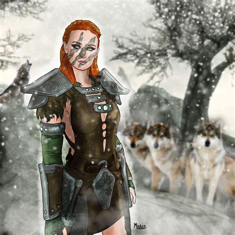 Aela The Huntress Lindsay Mercovich On Artstation At Artworkevk6qn