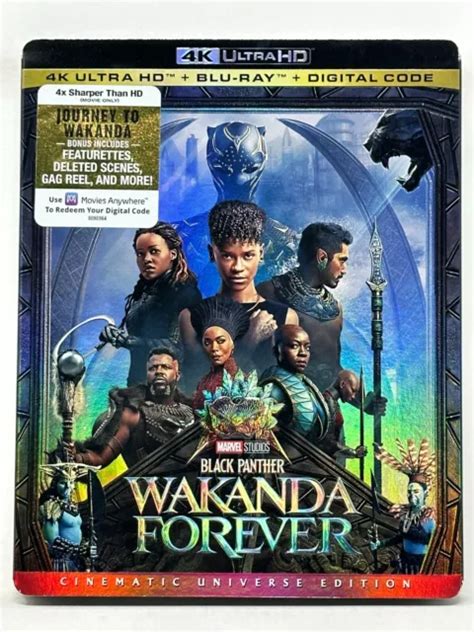 Black Panther Wakanda Forever K Uhd Blu Ray Slipcover