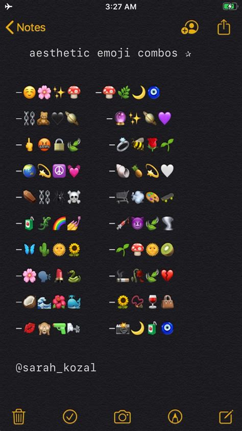 emoji combos Boas legendas no instagram Combinações de emoji Ideias