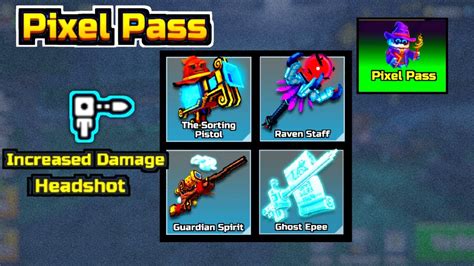 Pixel Pass Weapons Review Interesting Weapons Pixel Gun 3D YouTube