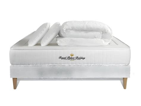 Pack matelas à mémoire de forme Nottingham 140x190cm sommier KIT blanc