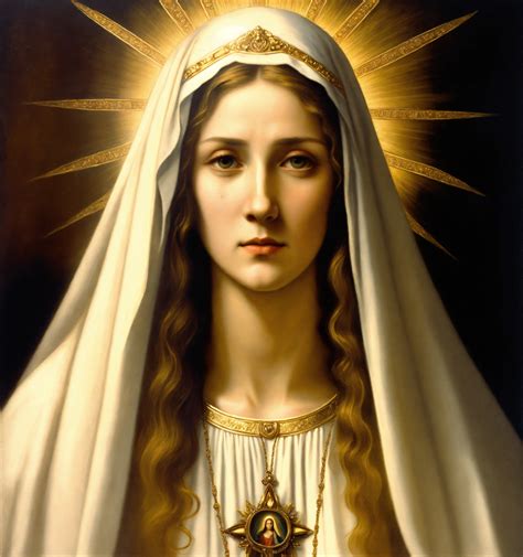 Lexica Virgin Mary Mother Of Jesus Facing The Viewer Medium Distance