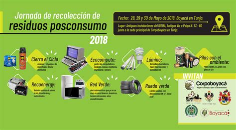 Jornada de Recolección de Residuos Posconsumo Corpoboyacá
