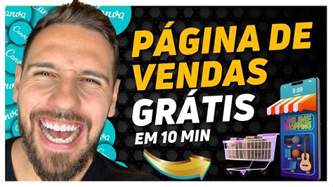 Como criar PÁGINA DE VENDAS GRÁTIS no Canva PASSO A PASSO YouTube