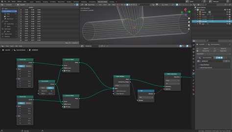 Workflow Geometry Nodes Mesh Intersection Line Procedural Weld