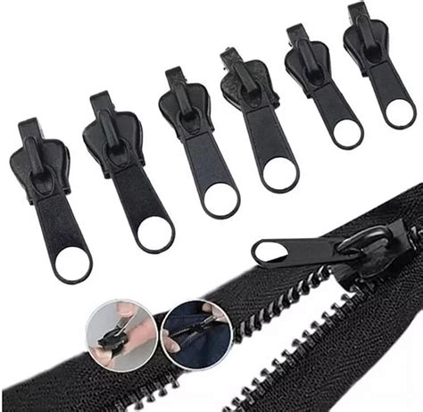 Amazon Replacement Zipper Pull 6pcs Black Universal Instant Fix