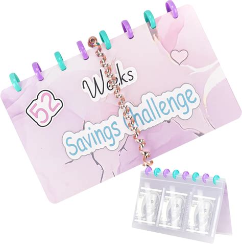 Amazon 52 Weeks Saving Challenge Binder Budget Planner Budget