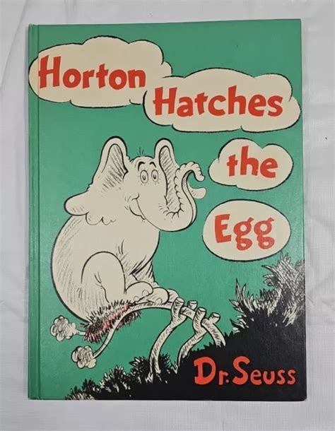 DR SEUSS 1940 Horton Hatches The Egg Book First Edition Hard Cover 27