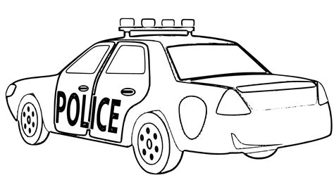 Disegni Di Macchina Della Polizia Da Colorare Wonder Day 35672 The