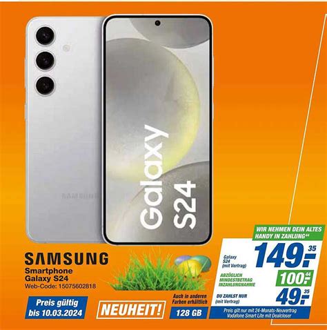Samsung Smartphone Galaxy S24 Angebot Bei Expert 1Prospekte De