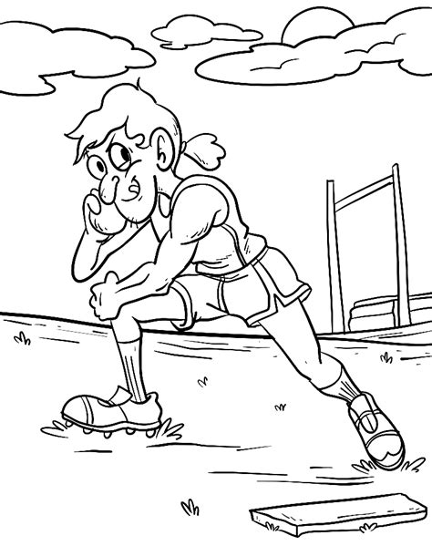 Coloriages D Athl Tisme Coloringpagesonly
