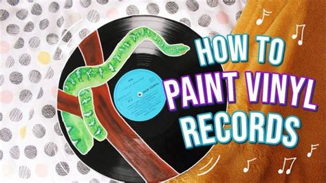 How To Paint Vinyl Records Tutorial In 2023 Painted Vinyl Records