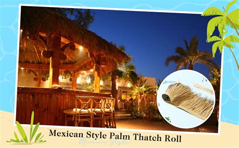 Amazon Palm Thatch Roll Palm Thatch Runner Roll Mexican Style