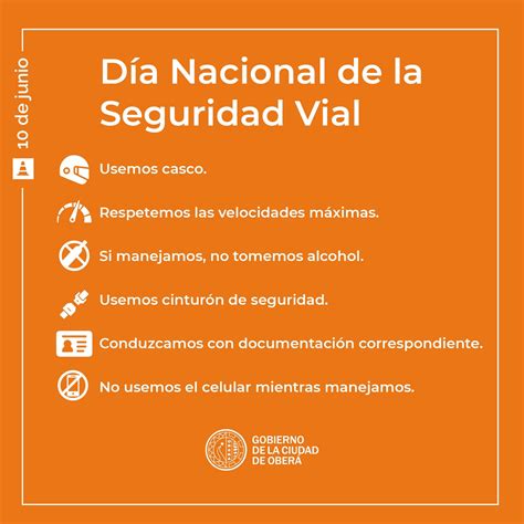 El Día Nacional de la Seguridad Vial Oberá