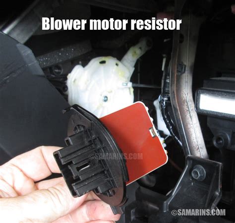 How To Change The Blower Motor Resistor