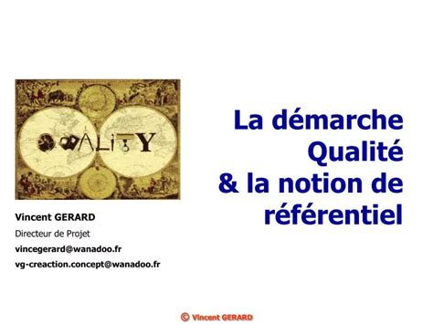 PPT La démarche Qualité la notion de référentiel PowerPoint