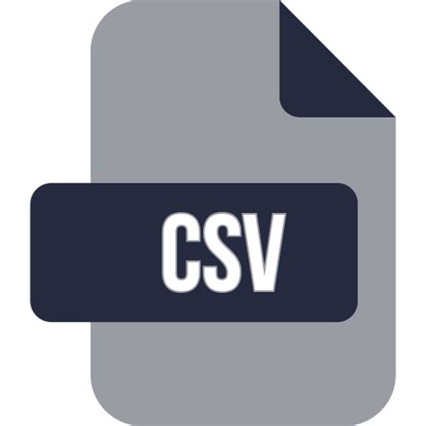 CSV File Free Icon