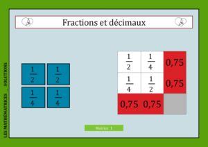 Cycle3 Fractions et décimaux Corrections Mathématrices