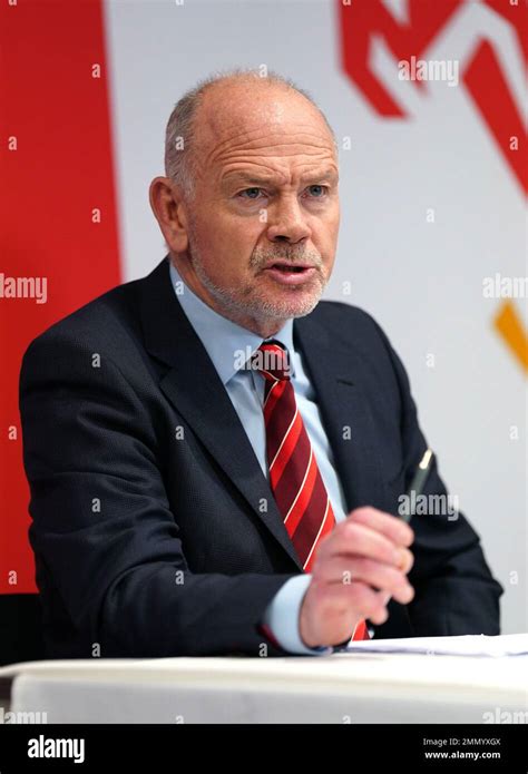 Welsh Rugby Union Chairman Ieuan Evans During A Press Conference At The