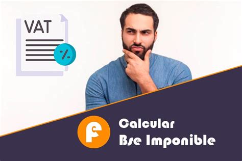 Como Calcular La Base Imponible De Una Factura Con Iva E Irpf