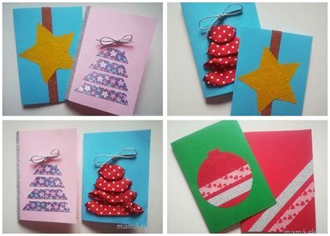 Postales Navideñas fáciles para hacer con Niños mamá ríe