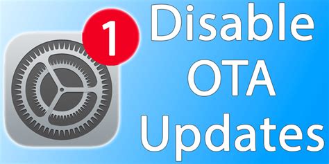 How To Completely Disable OTA Updates On IPhone Or IPad