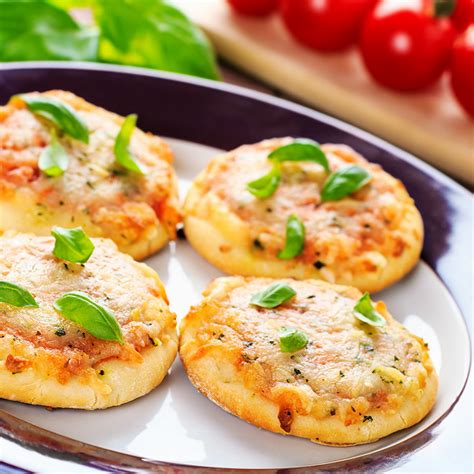 Recette Mini pizza au fromage de chèvre et origan