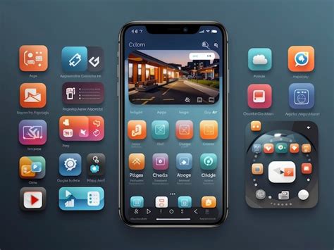 Premium Photo A Phone With A Bunch Of Different App Icons On Its Screen
