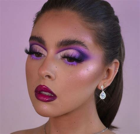Pin By Gabriela Galleguillos On Makeup Eyes Purple Makeup Artistry