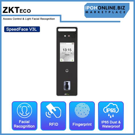 Zkteco Speedface V L Linux Based Hybrid Biometric Access Control