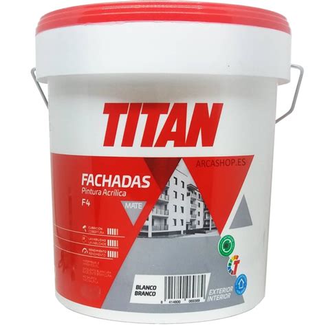 Titan Orion Pintura Pl Stica Interior Exterior Blanco Mate