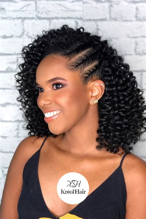 Magnifiques idées de tresses tendances pour cheveux crépus bouclés et