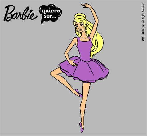 Dibujo De Barbie Bailarina De Ballet Pintado Por Gjgj En Dibujos Net El
