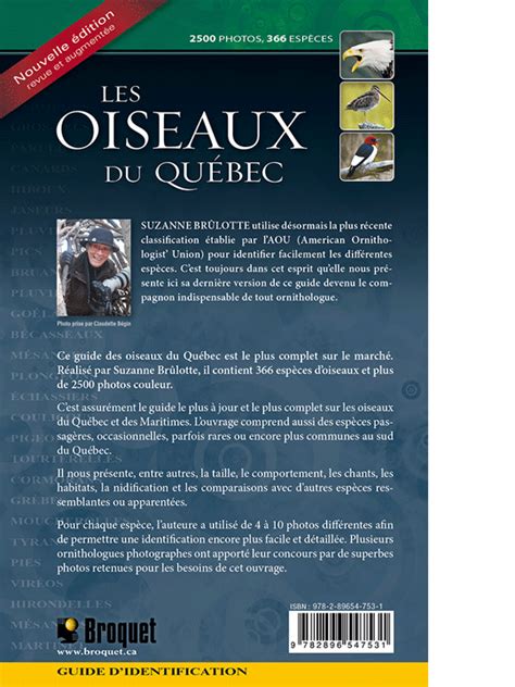 Oiseaux du Québec Éditions Broquet Inc