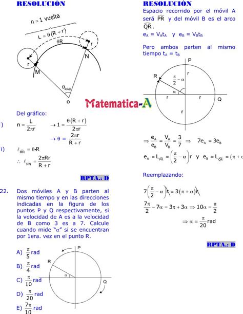 MATEMATICAS PROBLEMAS RESUELTOS LONGITUD DE ARCO EJERCICIOS RESUELTOS