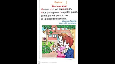 L oasis Des Mots 3AEP Unité1 Le Monde Des Amis Poème Semaine 1